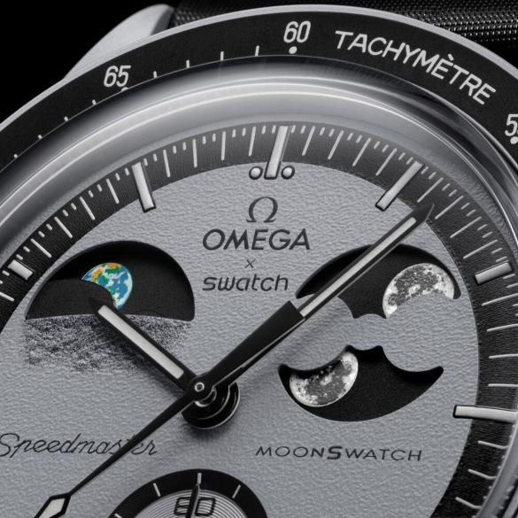 Omega x Swatch Bioceramic Moonswatch Mission to Earthphase